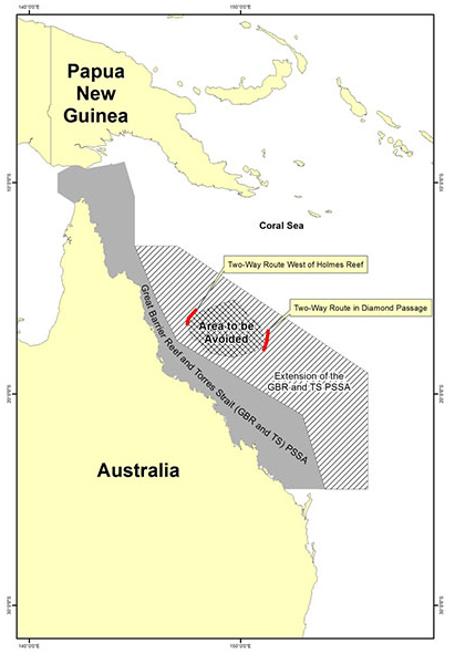 Coral Sea – IMO adapted introduction of ships’ routeing systems ...