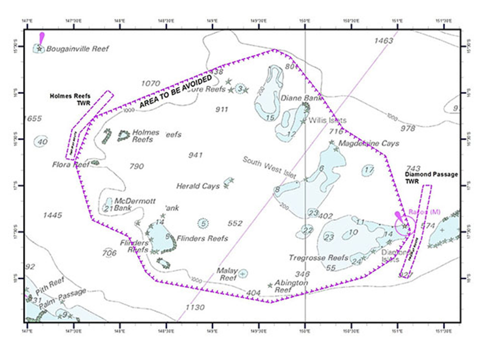 Coral Sea – IMO adapted introduction of ships’ routeing systems ...